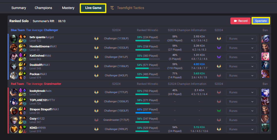 How to spectate a game – OP.GG Help Center